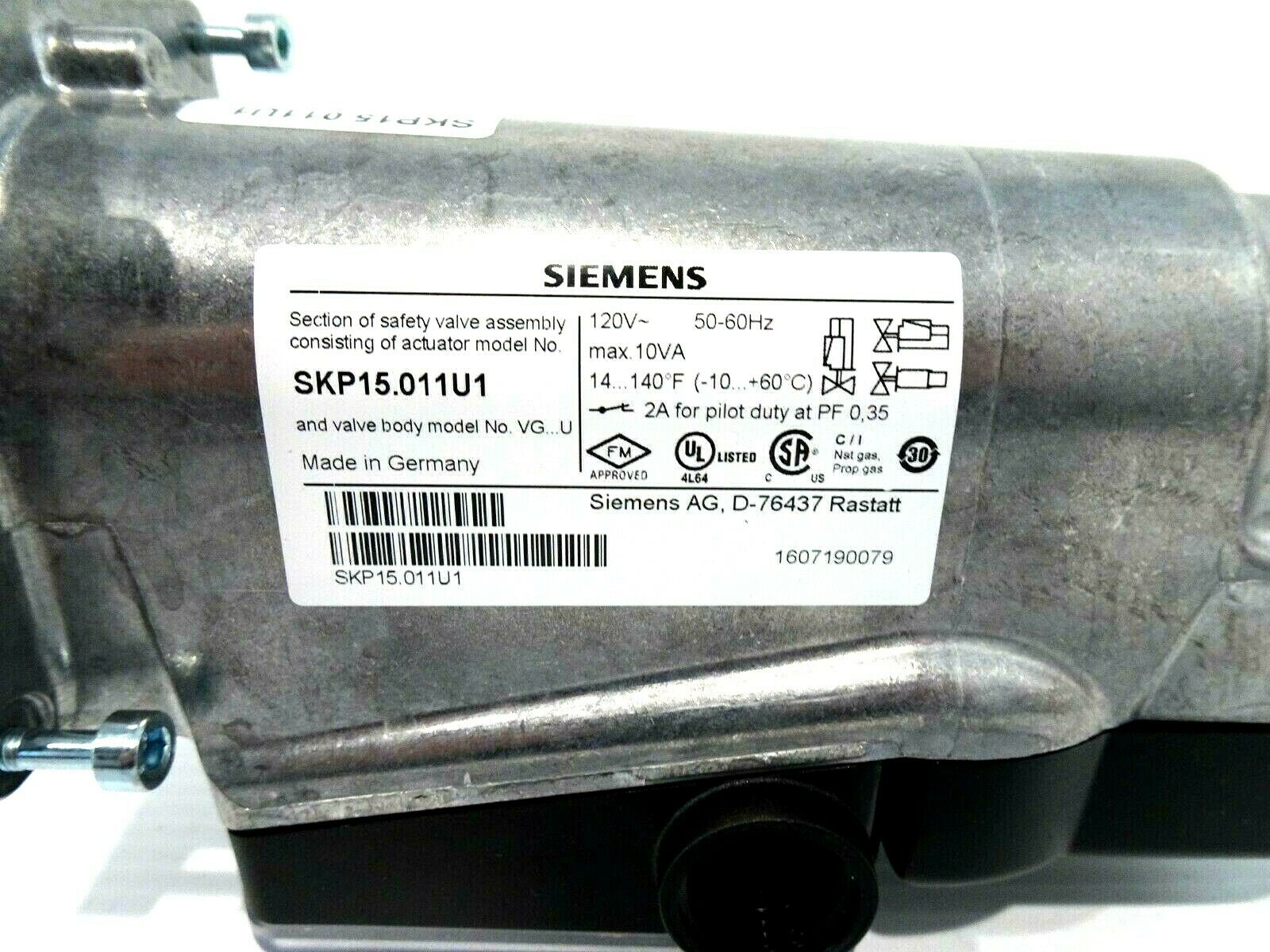 NEW SIEMENS SKP15.011U1 VALVE ACTUATOR SKP15011U1 - SB Industrial ...