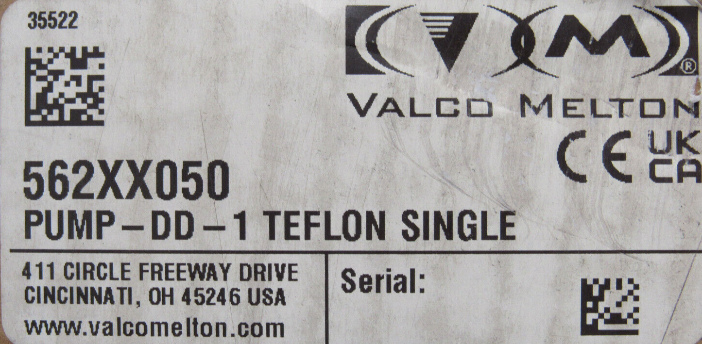 NEW VALCO MELTON 562XX050 DIAPHRAGM PUMP - SB Industrial Supply, Inc.