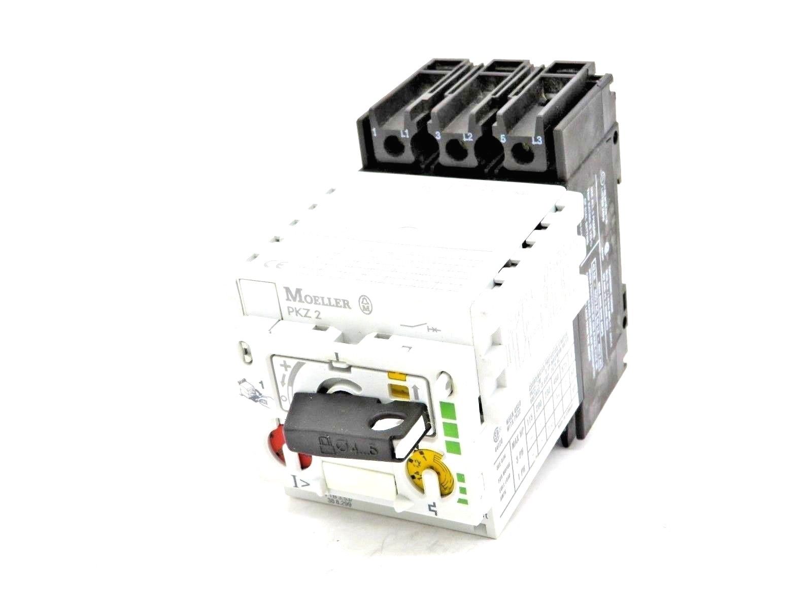 USED MOELLER PKZ-2 STARTER 3 POLE 600 VAC PKZ2 ZM-1,6-KZ2 - SB ...
