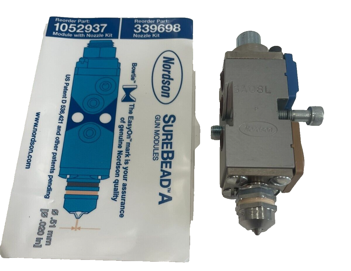 4 NEW NORDSON 339698/1052937 MODULE WITH NOZZLE - SB Industrial Supply ...