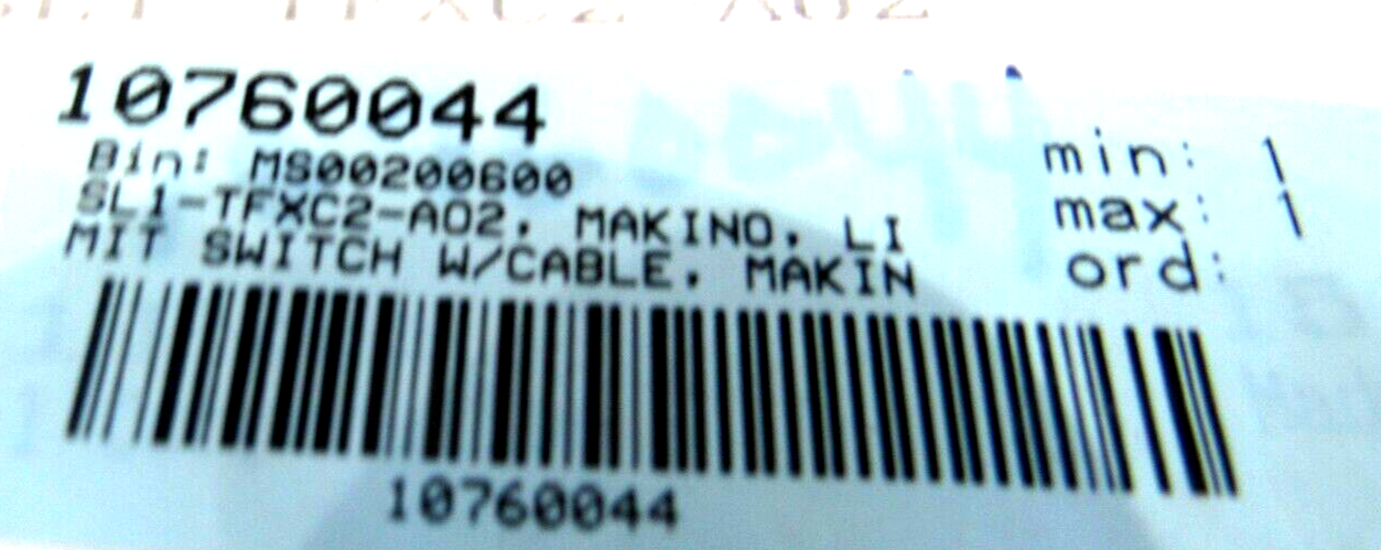 NEW AZBIL SL1-TFXC2-A02 COMPACT LIMIT SWITCH W/CABLE SL1TFXC2A02 - SB ...