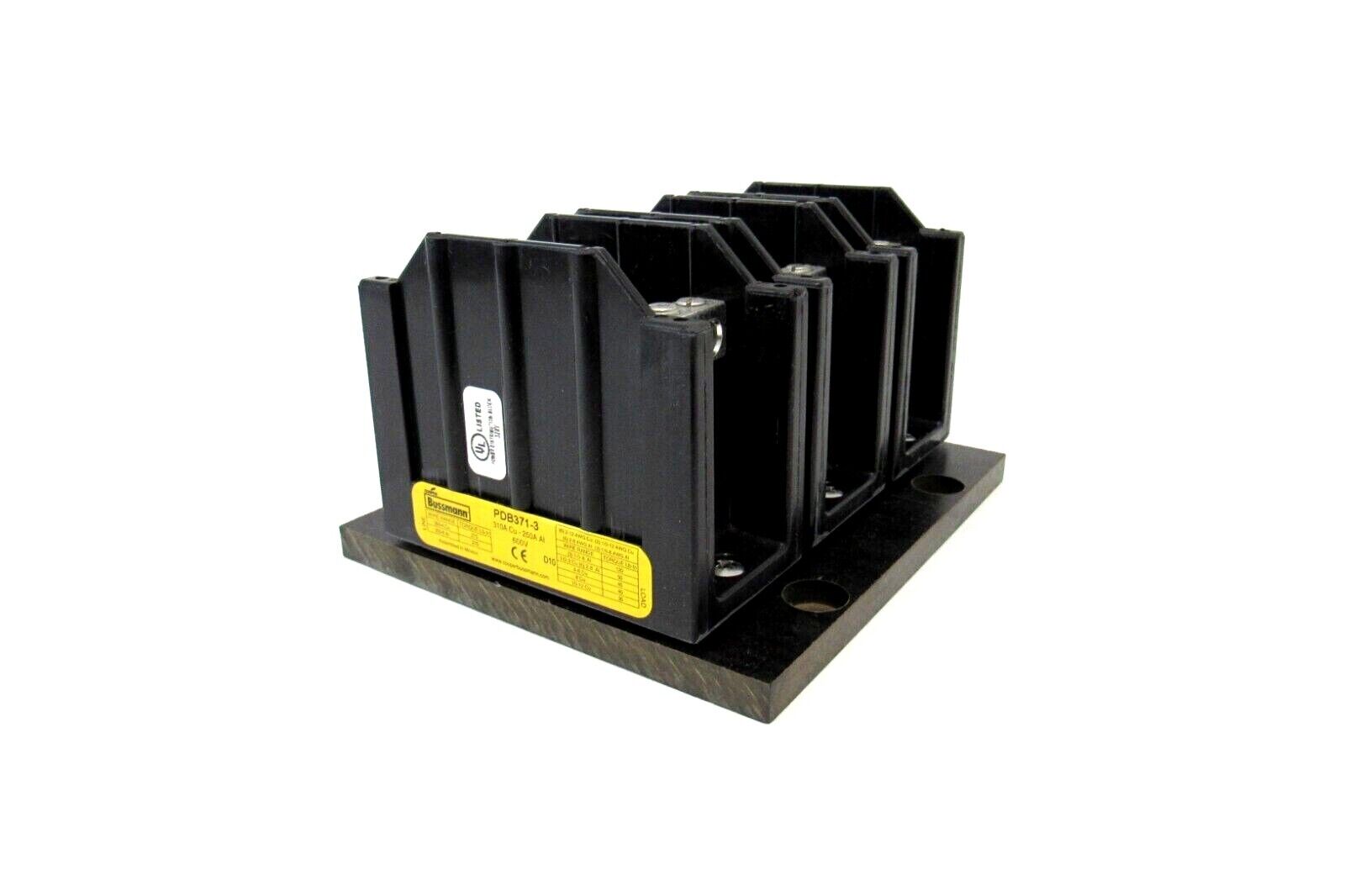 NEW BUSSMANN PDB371-3 DISTRIBUTION BLOCK PDB3713 - SB Industrial Supply ...