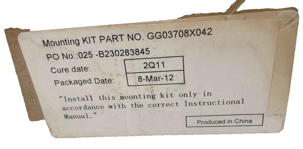 NEW FISHER EMERSON GG03708X042 MOUNTING KIT DVC62200 025-B230283845 ...