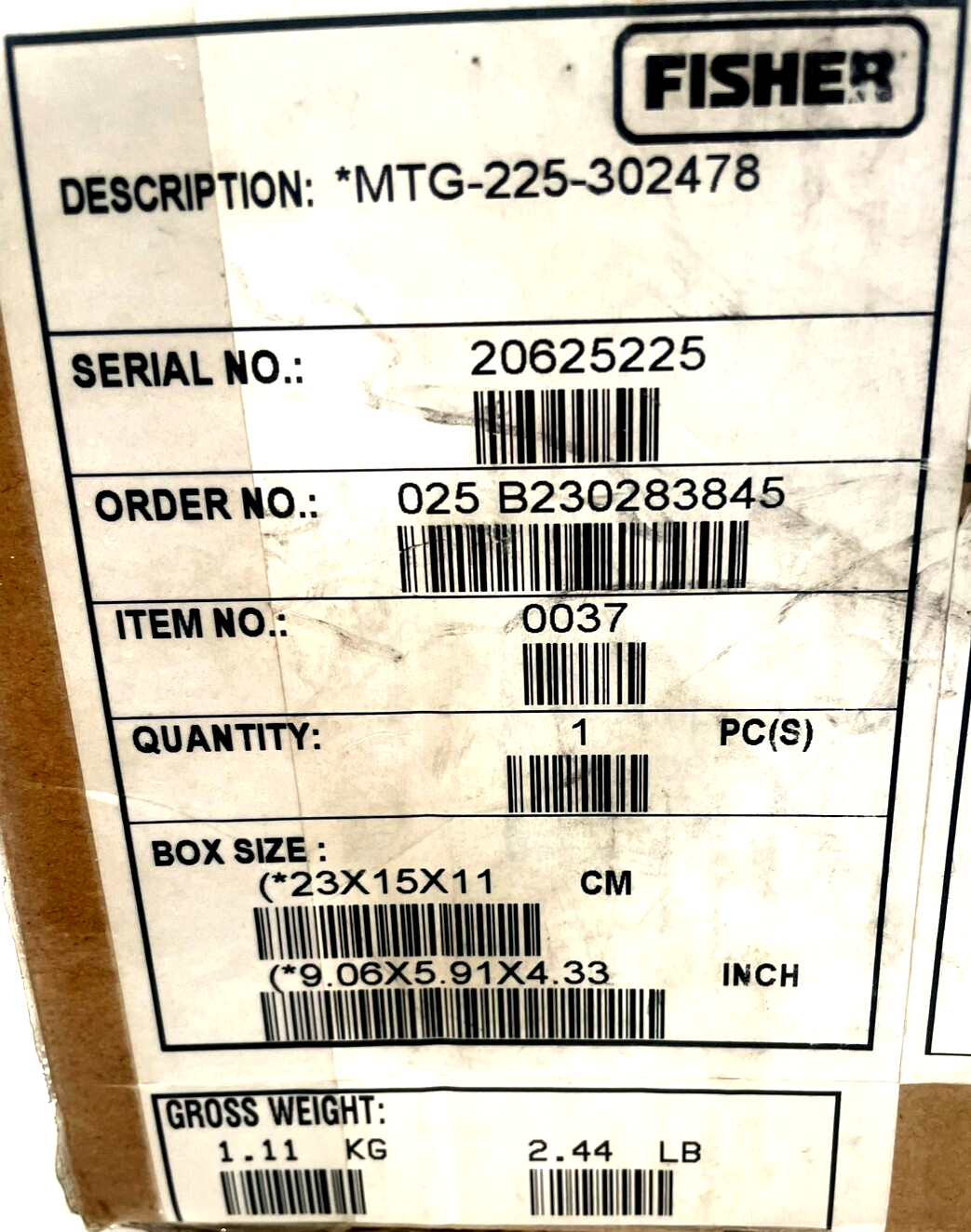 NEW FISHER EMERSON GG03708X042 MOUNTING KIT DVC62200 025-B230283845 ...