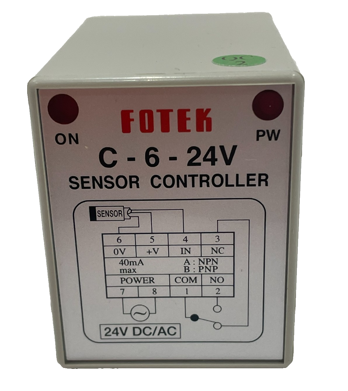 NEW FOTEK C-6-24V SENSOR CONTROLLER 24V - SB Industrial Supply, Inc.