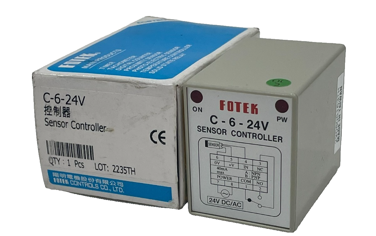 NEW FOTEK C-6-24V SENSOR CONTROLLER 24V - SB Industrial Supply, Inc.