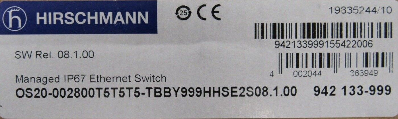 NEW HIRSCHMANN OCTOPUS OS20 ETHERNET SWITCH OS20-002800T5T5T5 ...