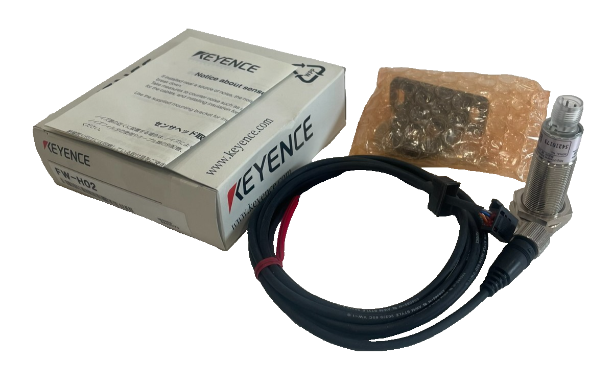 NEW KEYENCE FW-H02 ULTRASONIC SENSOR HEAD W/CABLE FWH02 - SB Industrial ...