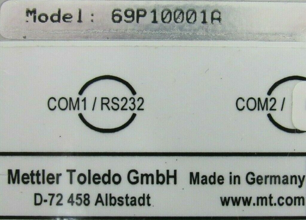 NEW METLER TOLEDO IND690-PANEL WEIGHING TERMINAL IND690PANEL 69P10001A ...