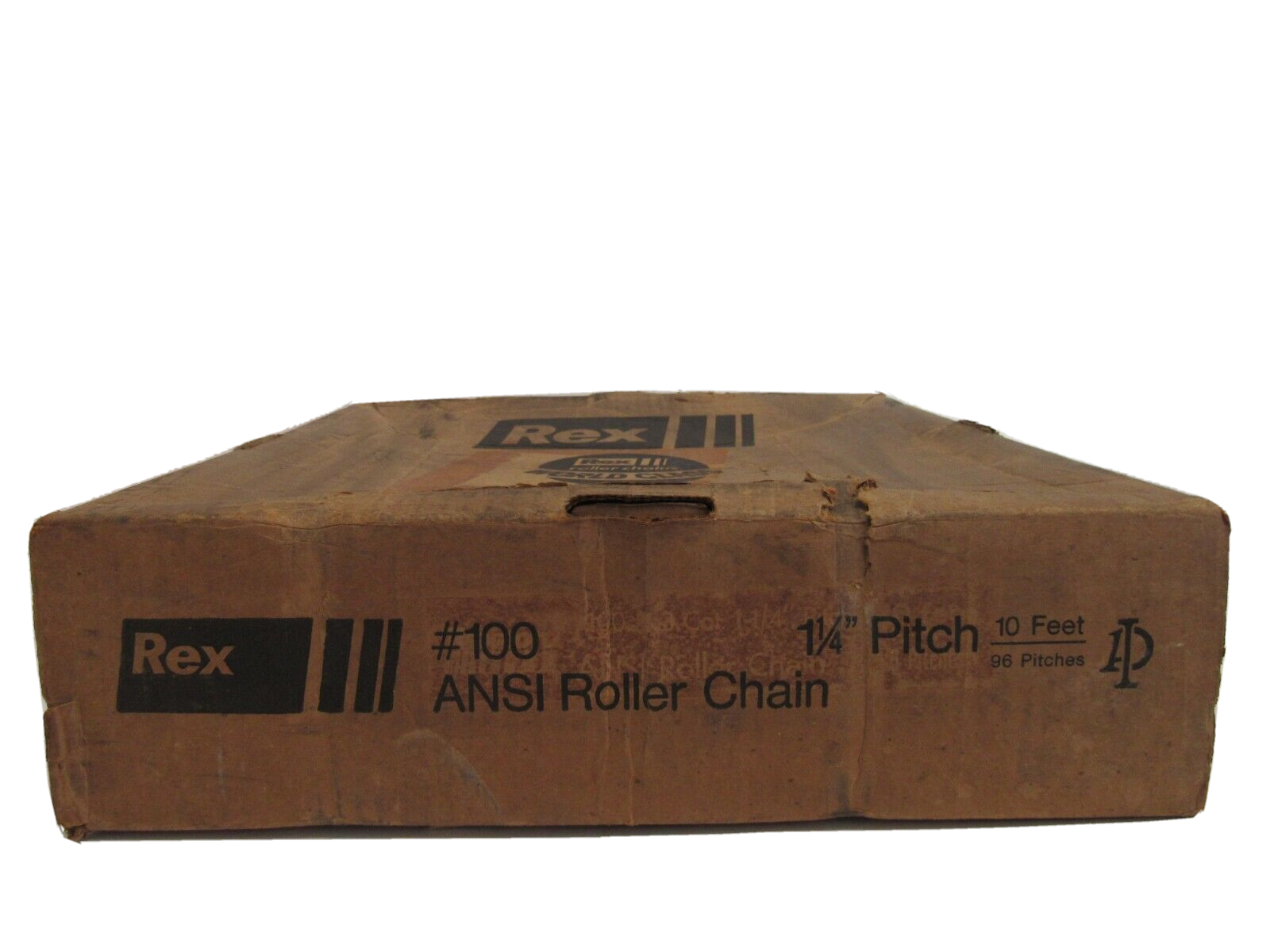 NEW REXNORD 100 ANSI ROLLER CHAIN 10' 1-1/4" PITCH - SB Industrial ...