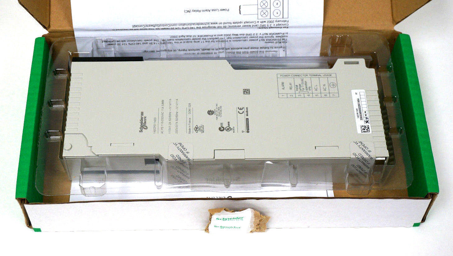NEW SCHNEIDER ELECTRIC 140-CPS-114-20 POWER SUPPLY MODULE 140CPS11420 ...