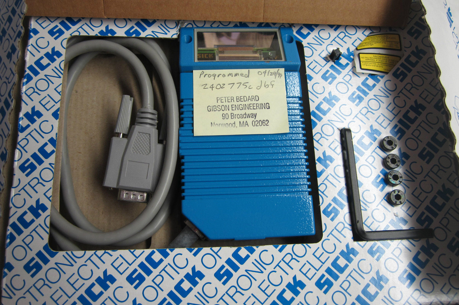 NEW SICK OPTIC CLV220A1010 LASER SCANNER - SB Industrial Supply, Inc.