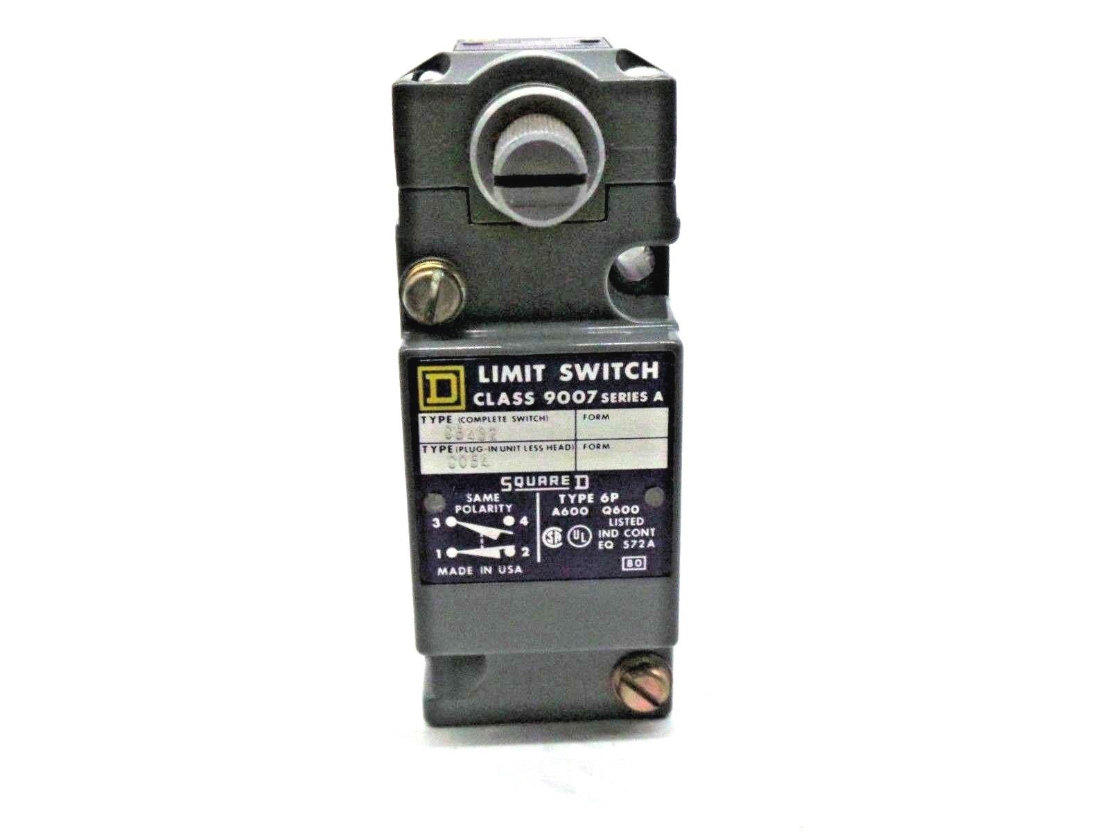NEW SQUARE D 9007-C54B2 LIMIT SWITCH SERIES A 9007C54B2 - SB Industrial ...