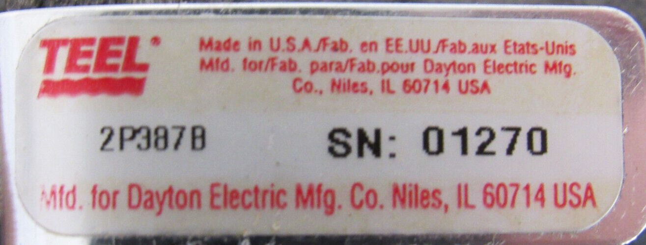 NEW TEEL 2P387B GEAR PUMP HEAD - SB Industrial Supply, Inc.