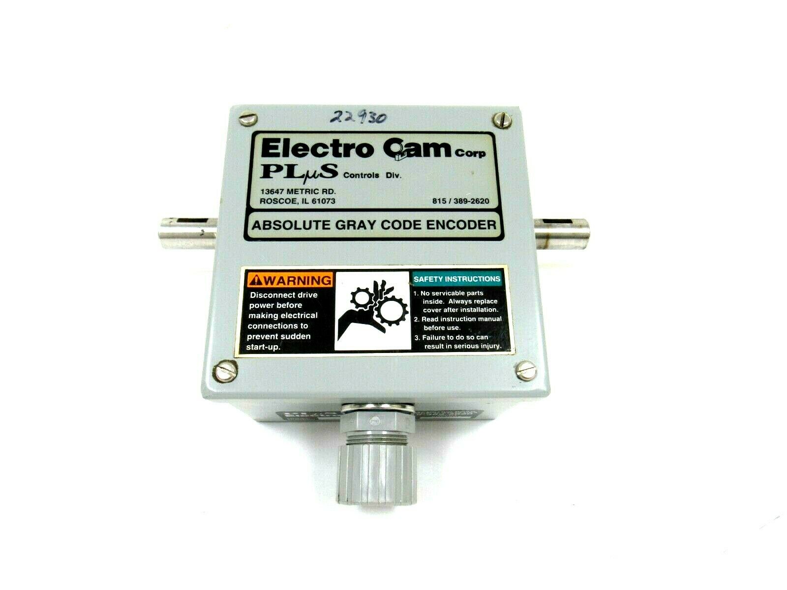 USED ELECTRO CAM PS-4256-11-DDR PLUS ENCODER PS425611DDR - SB ...