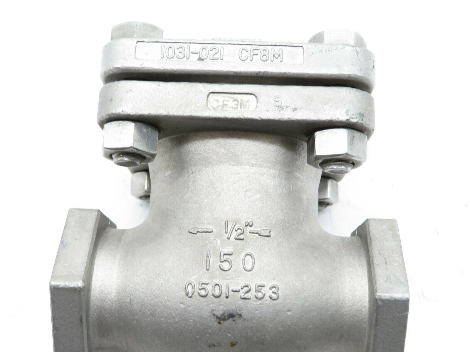 USED LADISH 1031-021 CF8M VALVE 1/2 INCH 0501-253 V219 1031021 - SB ...