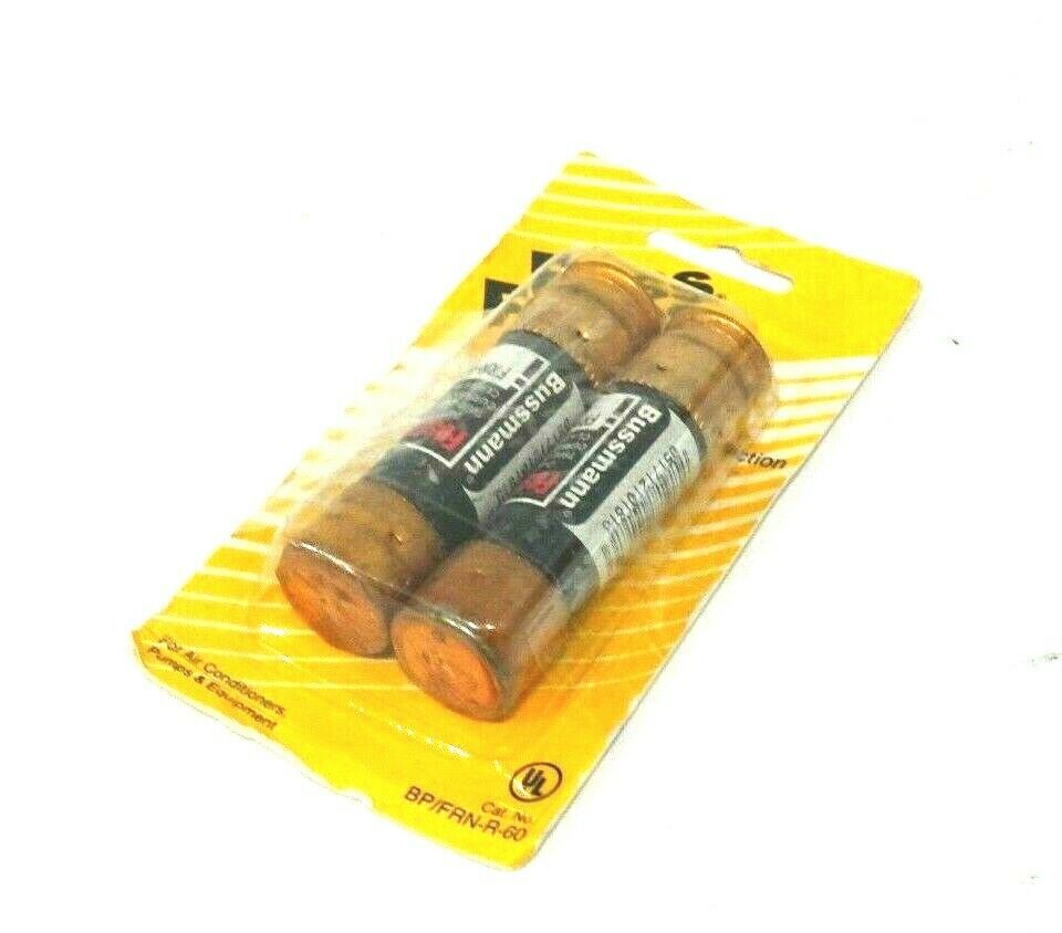 2 NEW BUSSMANN FRN-R-60 FUSES FRNR60 - SB Industrial Supply, Inc.
