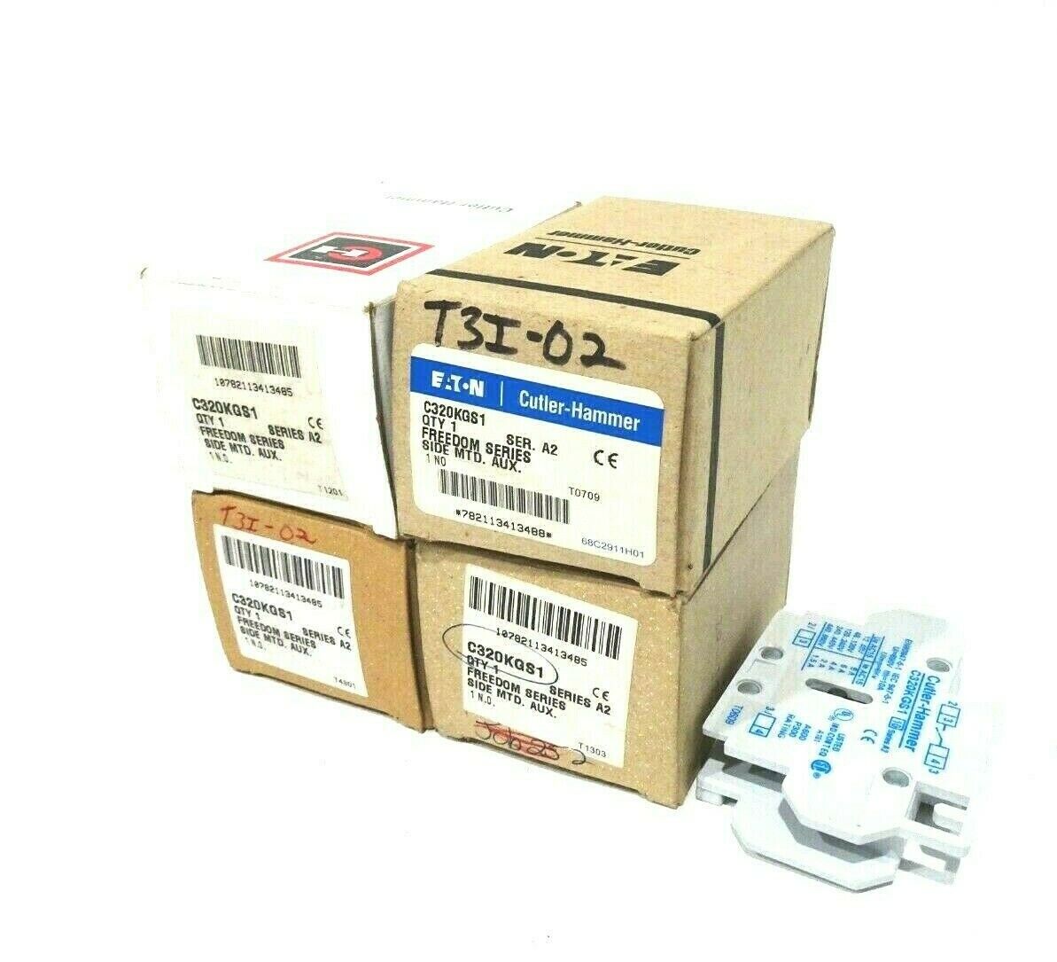 4 NEW EATON CUTLER HAMMER C320KGS1 AUXILIARY CONTACTS SER.A2 - SB ...