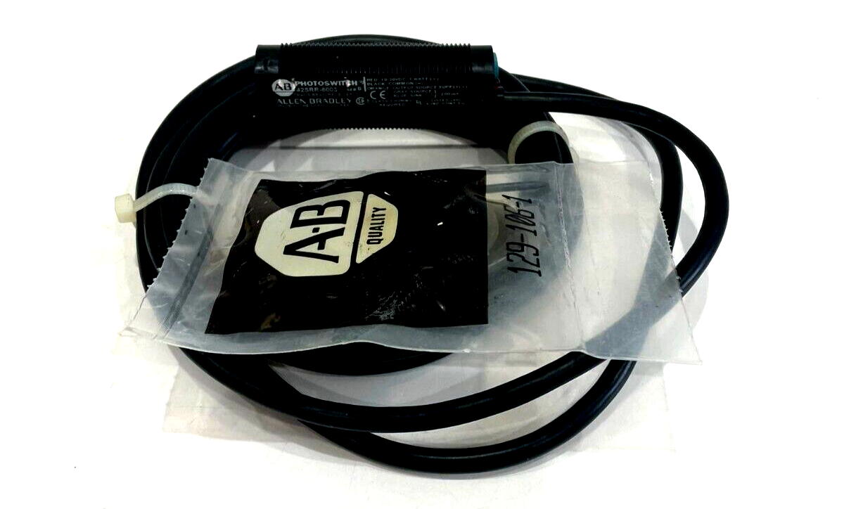 A / B 42SRR-6003 PHOTOELECTRIC SENSOR SERIES B 42SRR6003 NEW, SURPLUS ...