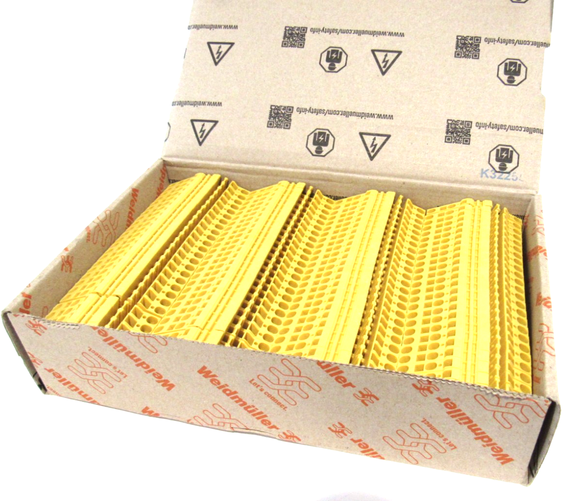 BOX OF 100 NEW WEIDMULLER ZDU 2.5-2/3AN GE TERMINAL BLOCKS 1946240000 ...