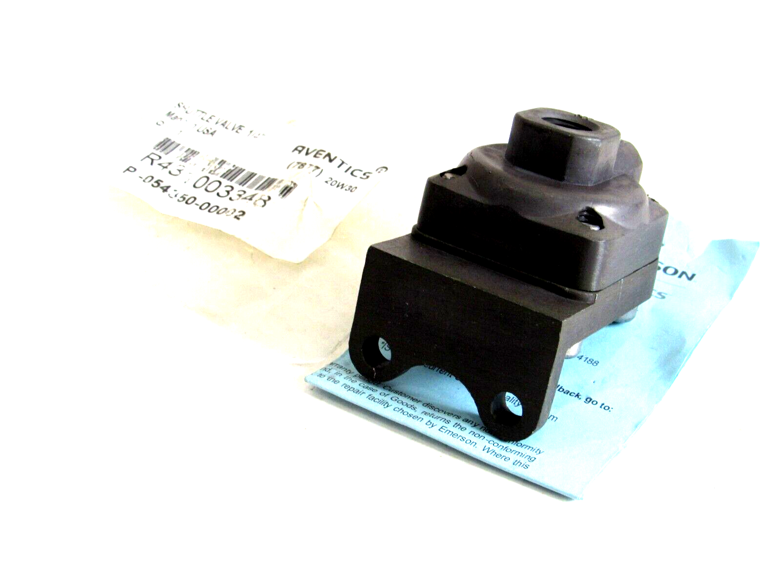 NEW AVENTICS R431003348 SHUTTLE VALVE 1/4" P54350 - SB Industrial ...