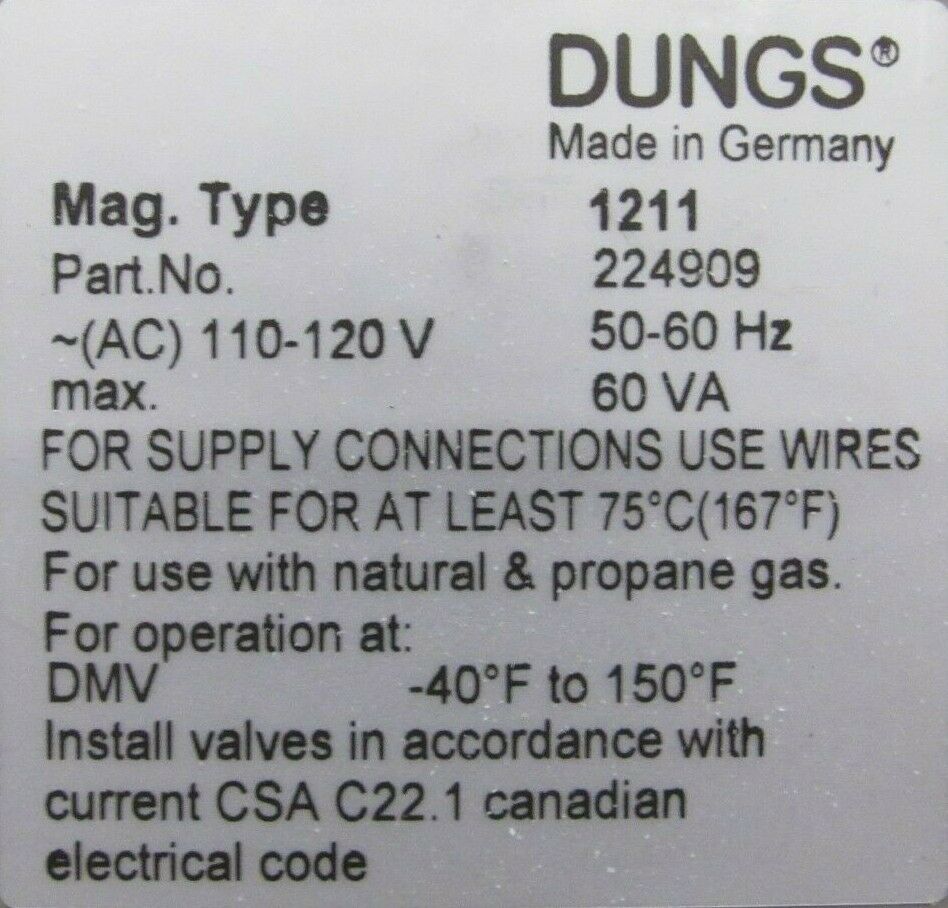 NEW DUNGS 267019 DUAL MODULAR VALVE 230-792P DMV-DLE 702/622 224909 ...