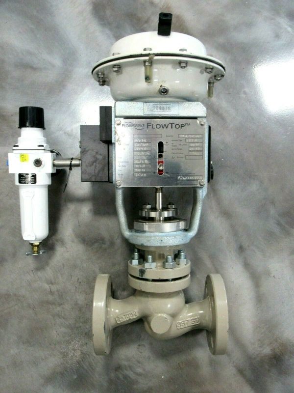 NEW FLOWSERVE 127A ACTUATED CONTROL VALVE 1" LOGIX 500MD 520MD-02-W1DEE ...