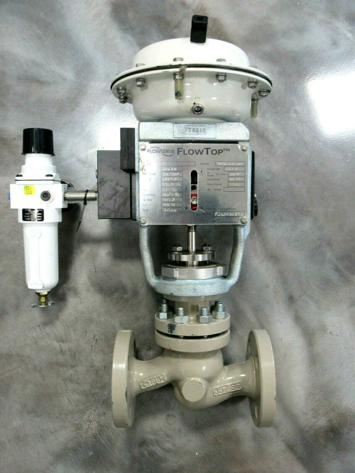 NEW FLOWSERVE 127A ACTUATED CONTROL VALVE 1" LOGIX 500MD 520MD-02-W1DEE ...