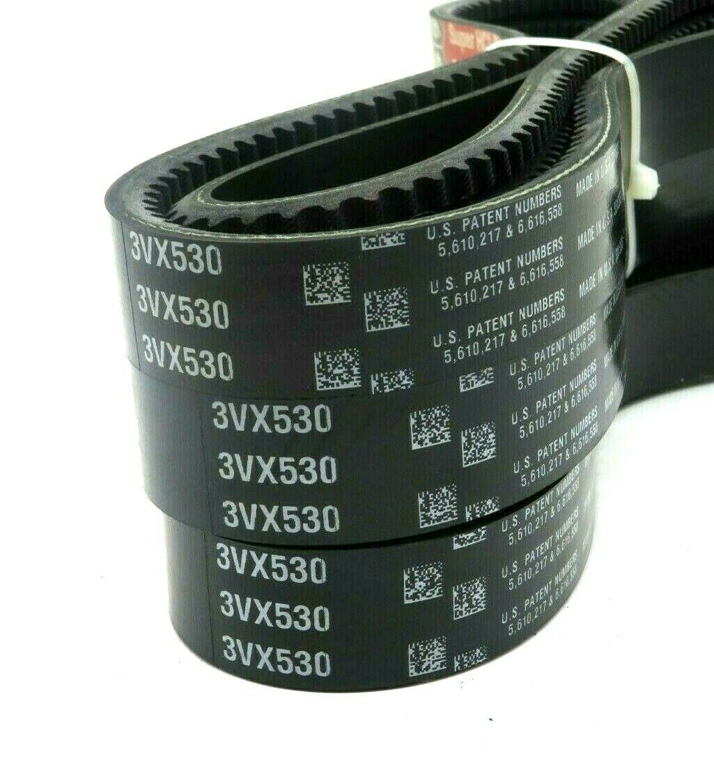 NEW LOT OF 3 GATES 3VX530 SUPER HC BELT - SB Industrial Supply, Inc.