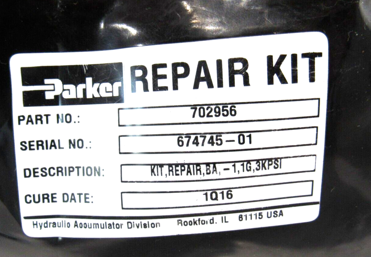 NEW PARKER 702956 REPAIR KIT - SB Industrial Supply, Inc.