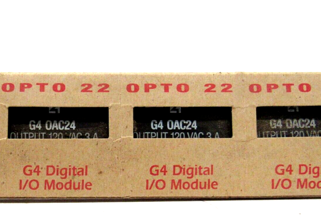 PACKAGE OF 10 NEW OPTO 22 G4 OAC24 I/O MODULES G4OAC24 - SB Industrial ...