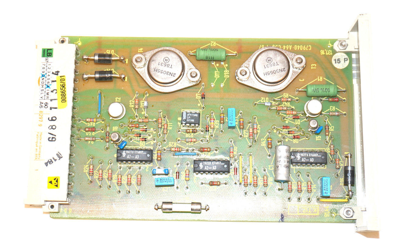 USED SIEMENS 6EC1654-0B TELEPERM PC BOARD 6EC16540B - SB Industrial ...