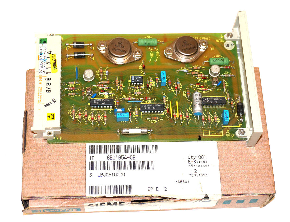 USED SIEMENS 6EC1654-0B TELEPERM PC BOARD 6EC16540B - SB Industrial ...