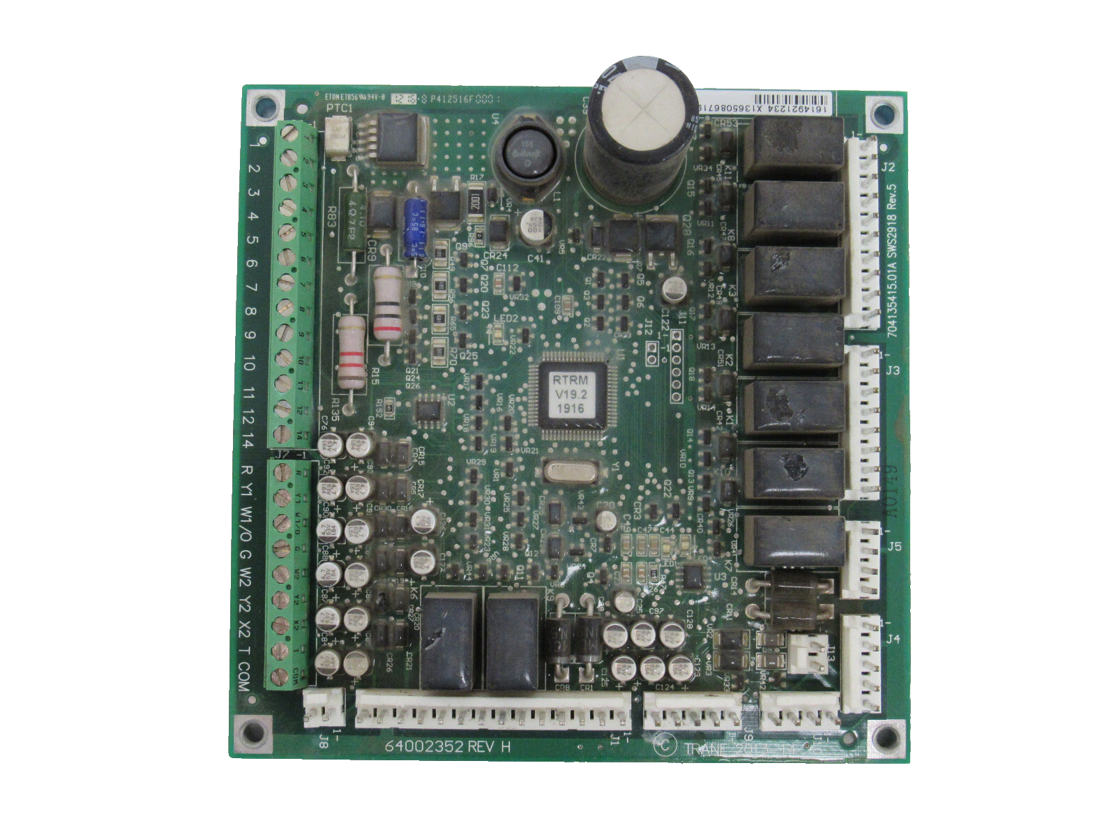 USED TRANE 64002352 HVAC CONTROL BOARD 2014-13 704135415.01A - SB ...