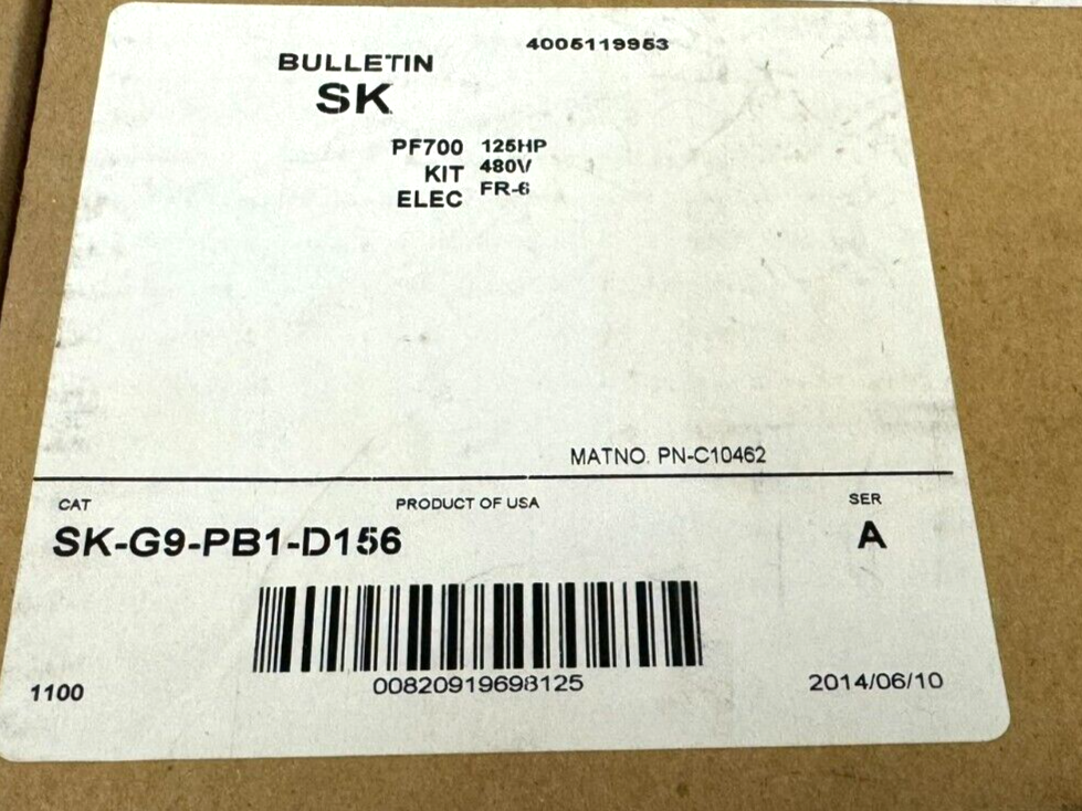ALLEN BRADLEY SK-G9-PB1-D156 POWER INTERFACE BOARD SER. A NEW SURPLUS ...
