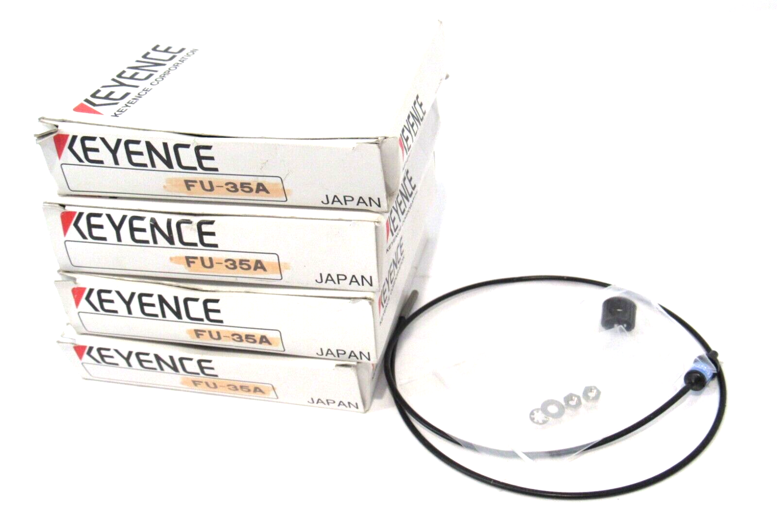LOT OF 4 NEW KEYENCE FU-35A FIBER OPTIC CABLE FU35A - SB Industrial ...