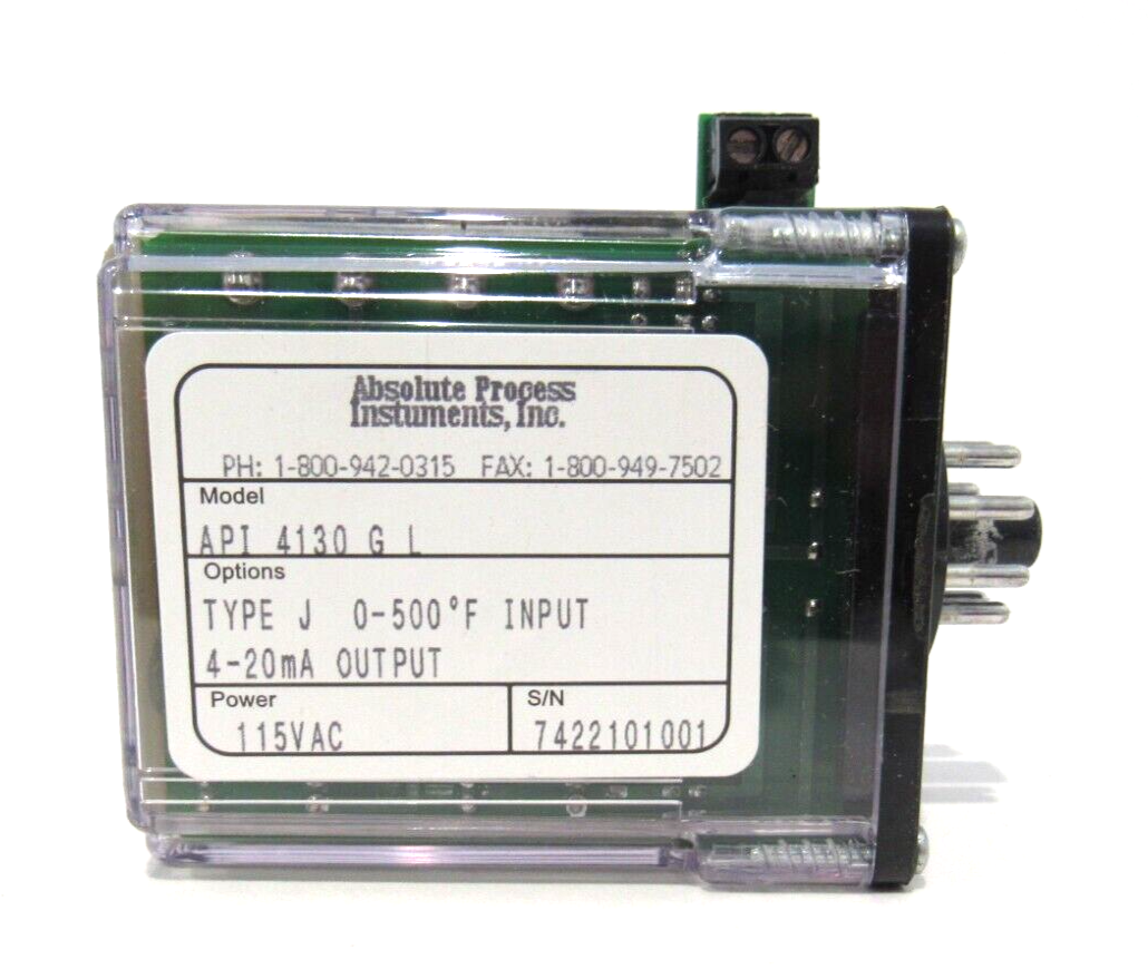 NEW ABSOLUTE PROCESS INSTRUMENTS API 4130 G L TRANSMITTER API4130GL ...