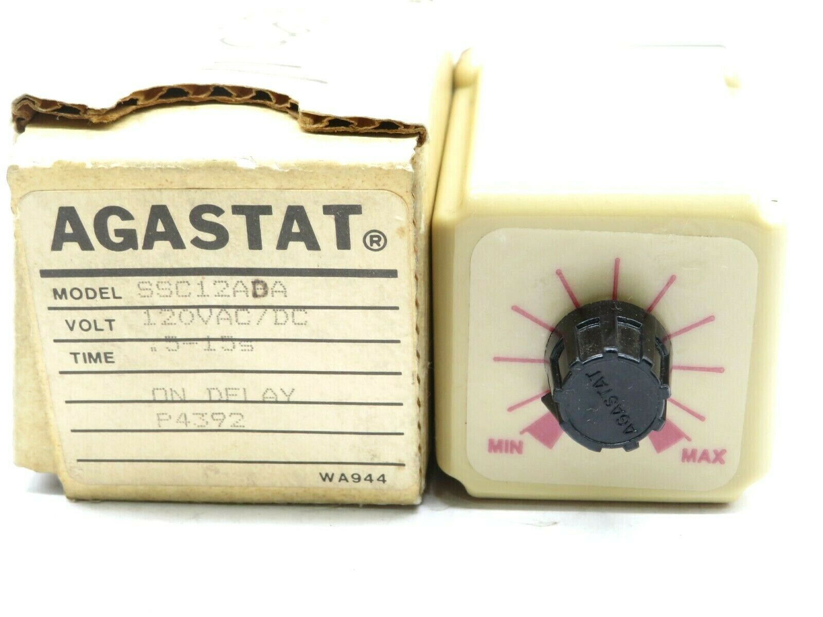 NEW AGASTAT SSC12ADA TIMING RELAY - SB Industrial Supply, Inc.