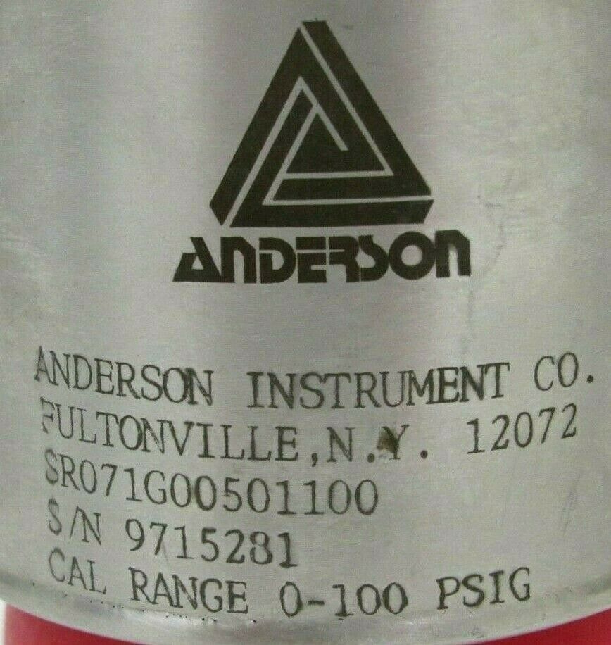 NEW ANDERSON SR071G00501100 PRESSURE TRANSMITTER - SB Industrial Supply ...