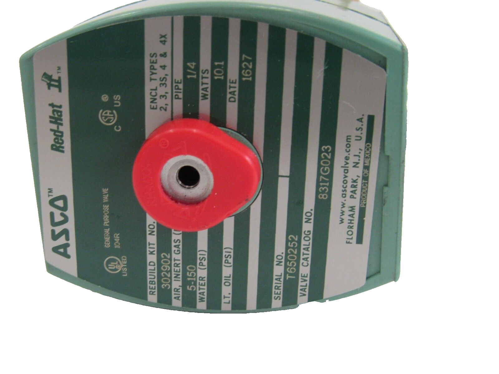 NEW ASCO 8317G023 SOLENOID VALVE 120/60 110/50 - SB Industrial Supply, Inc.