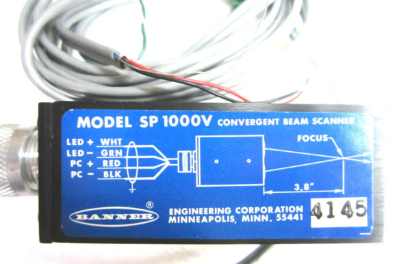 NEW BANNER ENGINEERING SP1000V BEAM SCANNER - SB Industrial Supply, Inc.