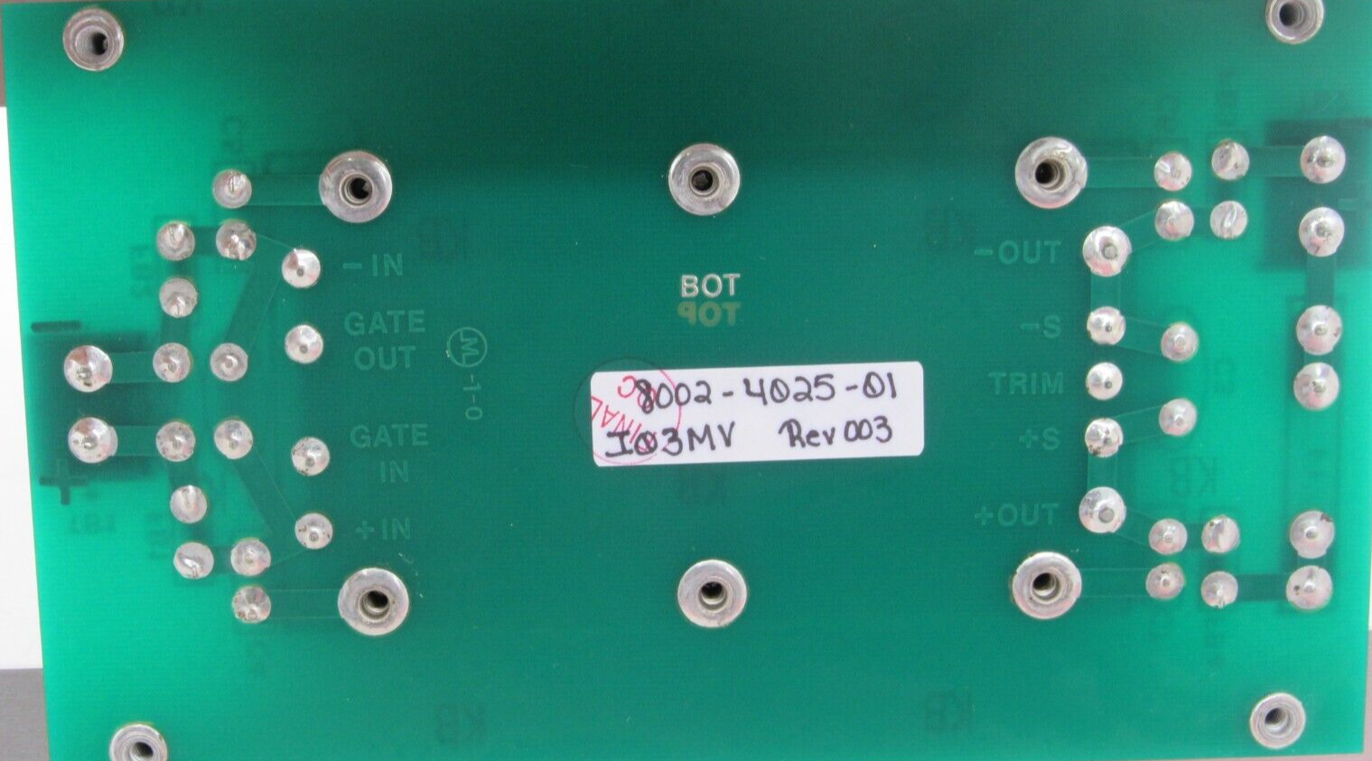 NEW CONTROL CHIEF CORP. 8002-4025-01 POWER SUPPLY BOARD - SB Industrial Supply, Inc.