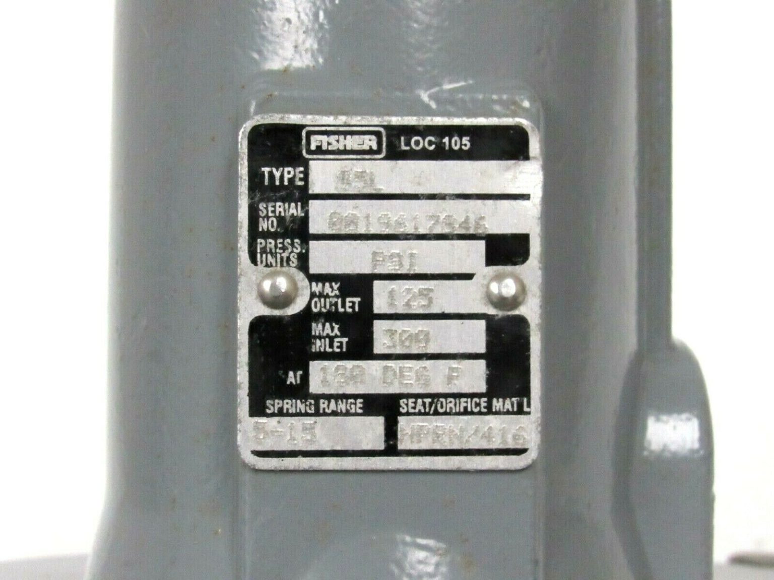 NEW FISHER LOC 105 GAS REGULATOR VALVE LOC105 - SB Industrial Supply, Inc.