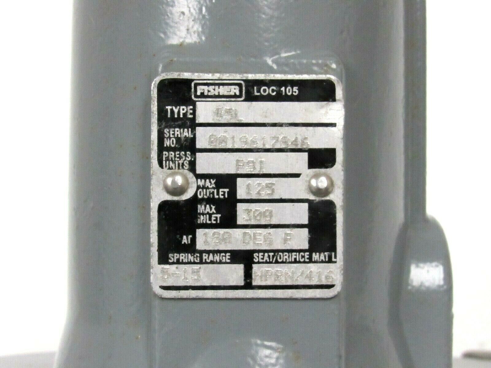 NEW FISHER LOC 105 GAS REGULATOR VALVE LOC105 - SB Industrial Supply, Inc.