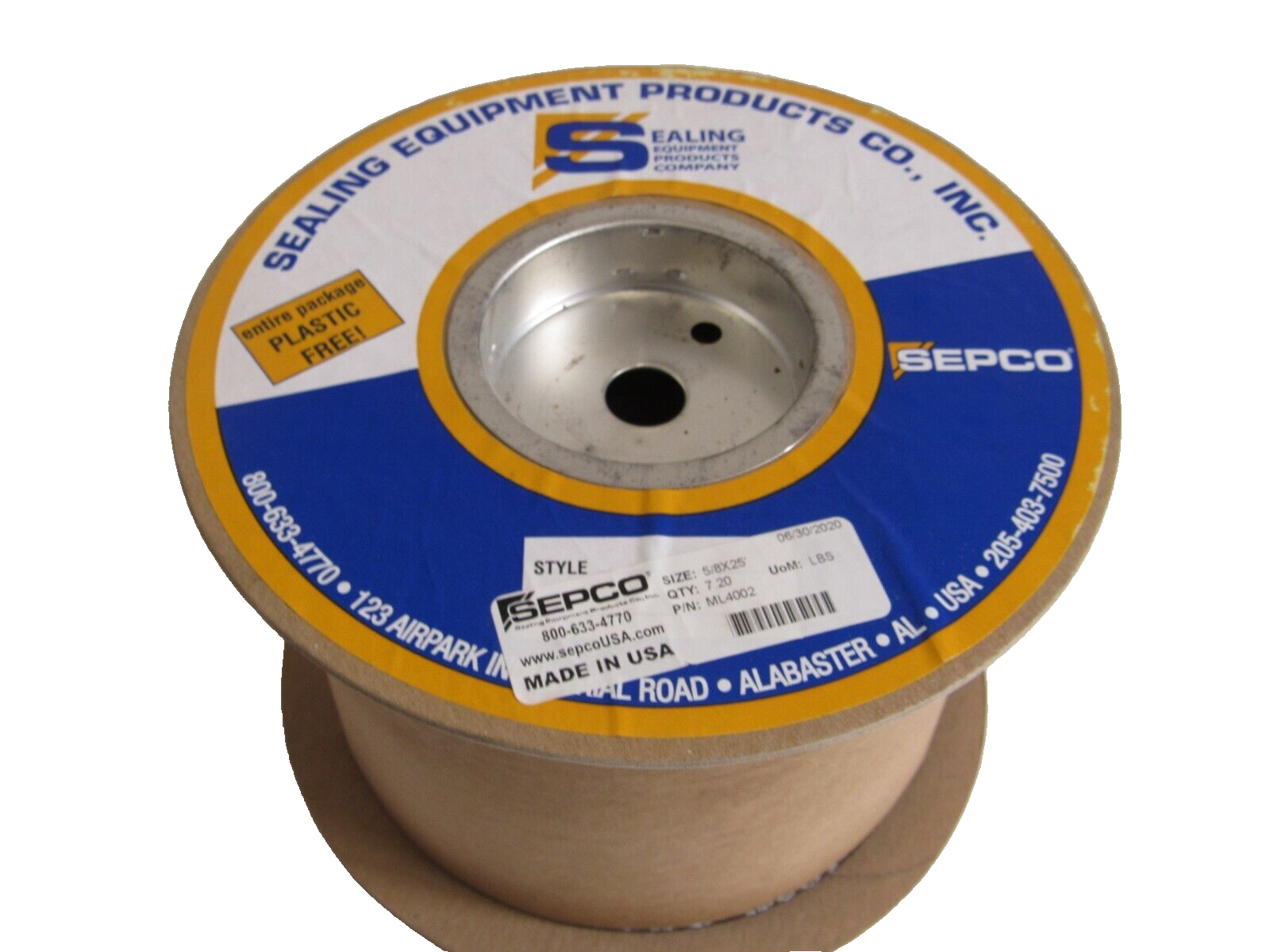 NEW GORE ML-4002 PACKING FOR VACUUM PUMPS 5/8X25 ML4002 - SB Industrial ...