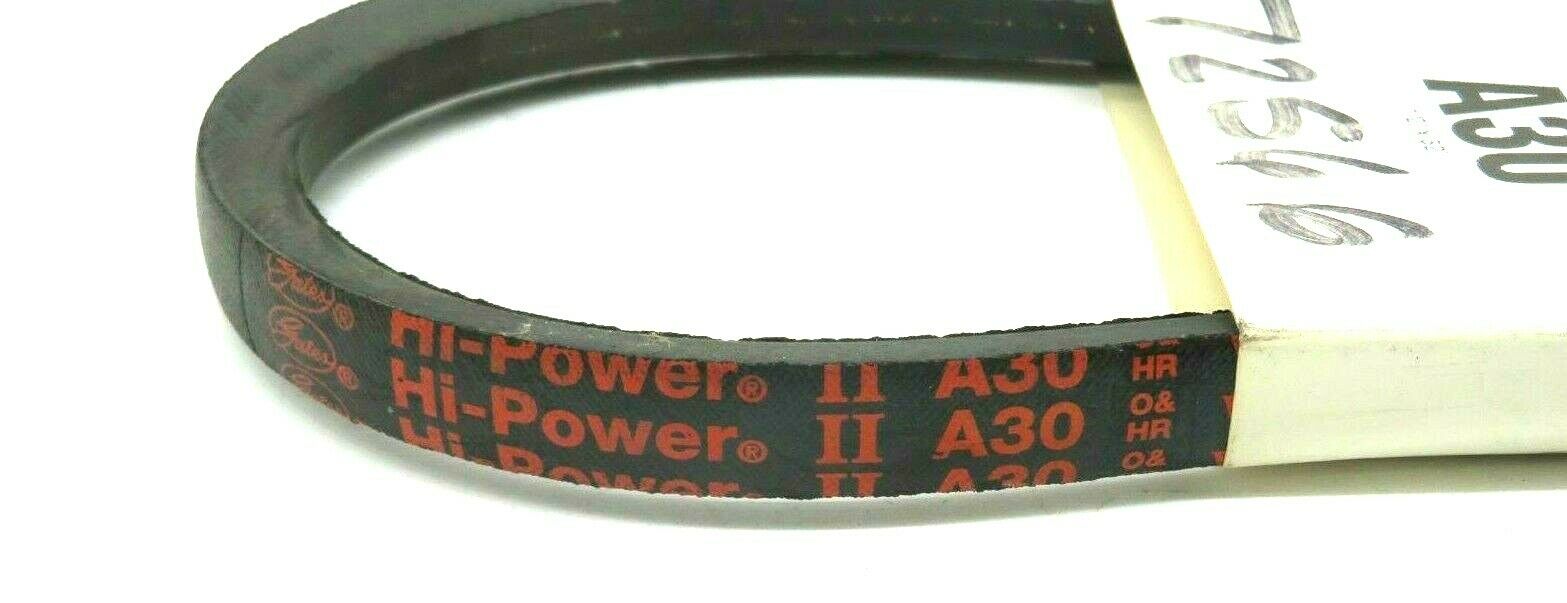 NEW LOT OF 4 GATES A30 HIGH POWER BELT 1/2" X 32" - SB Industrial ...