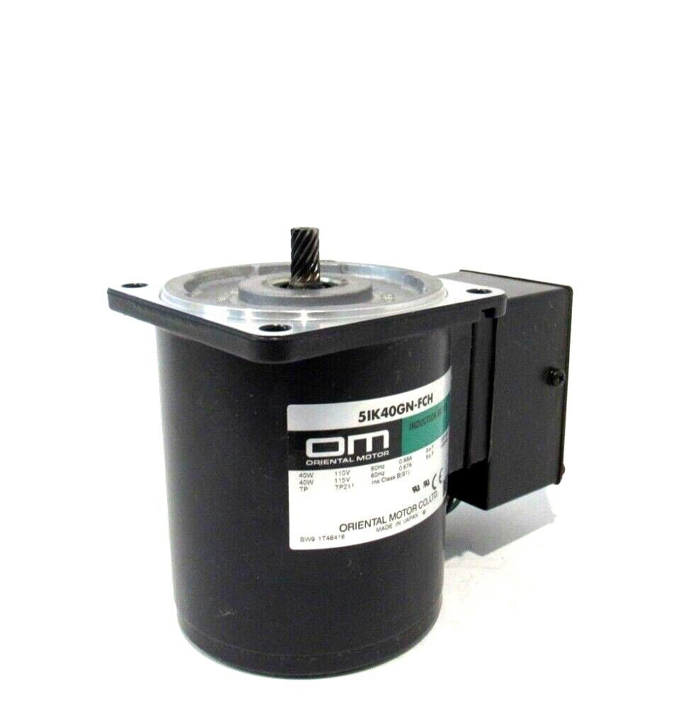 NEW ORIENTAL MOTOR 5IK40GN-FCH INDUCTION MOTOR 5IK40GNFCH - SB ...