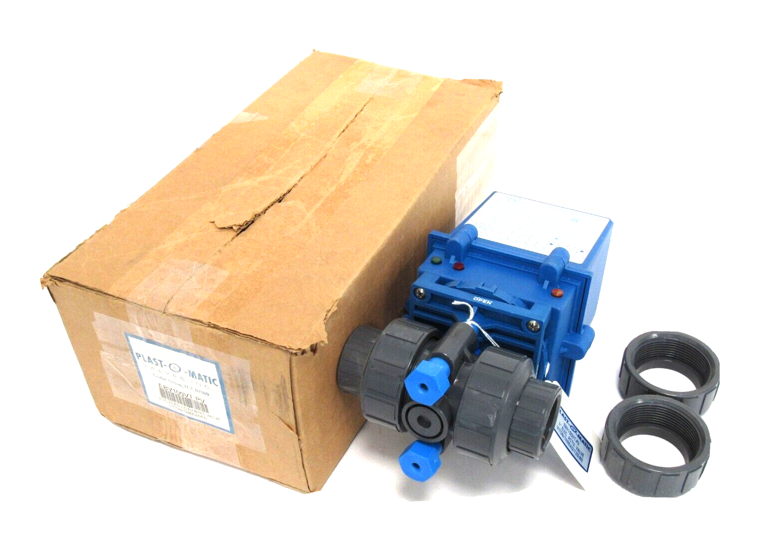 NEW PLAST-O-MATIC EBV100VT-PV ELECTRIC ACTUATOR 1" 120V EBV-65 - SB Industrial Supply, Inc.