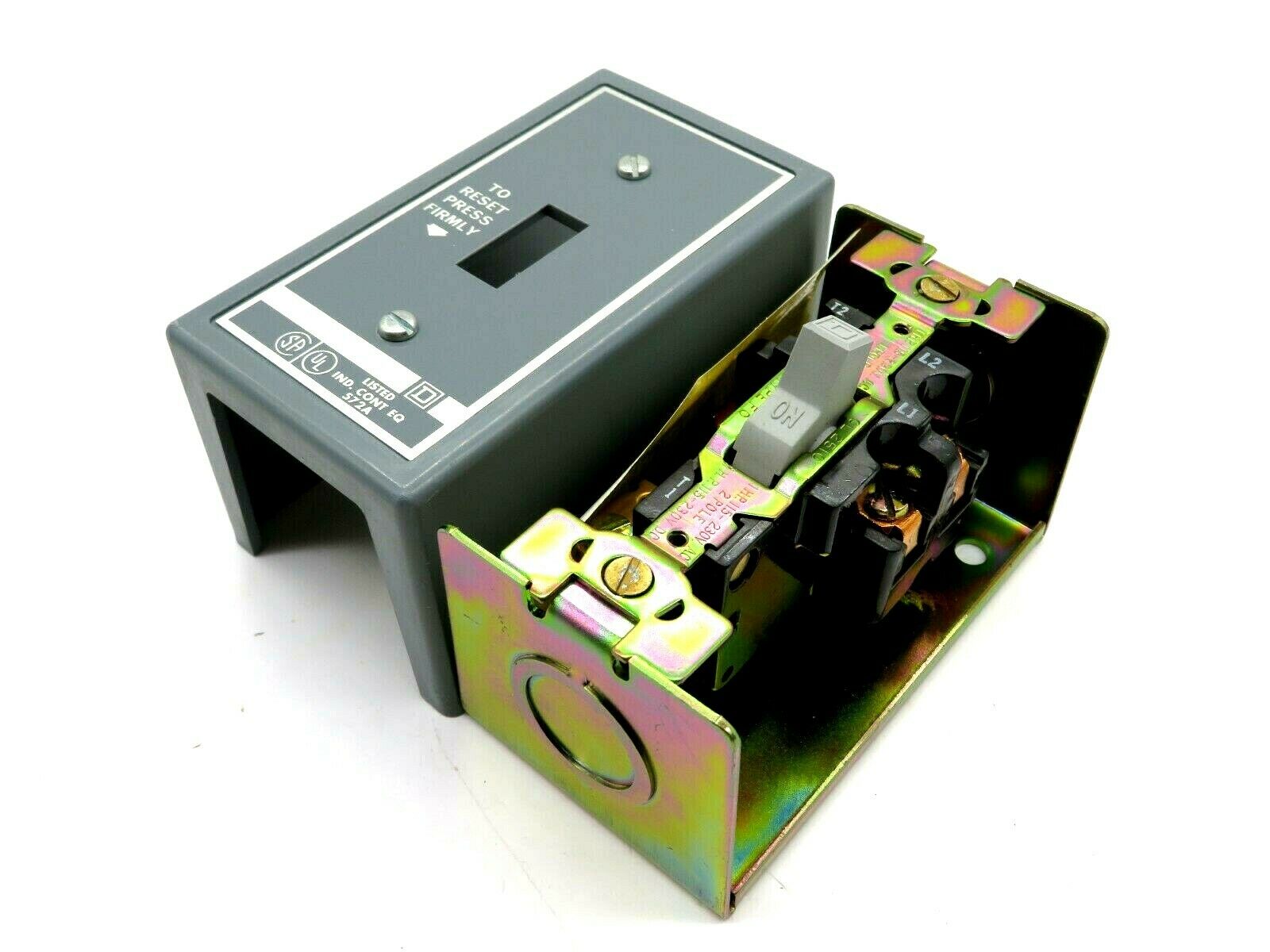 NEW SQUARE D 572A MANUAL STARTER SWITCH CLASS 2510 TYPE FG-2 - SB ...