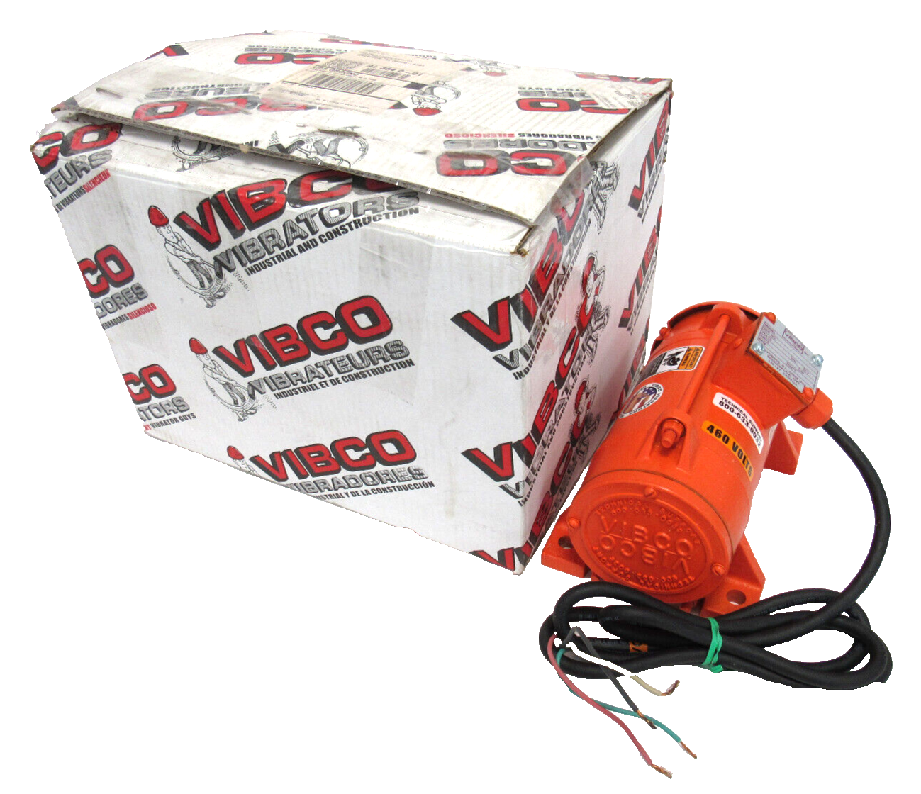 NEW VIBCO FC-400-3 INDUSTRIAL VIBRATOR 460V 3450VPM FC4003 - SB ...